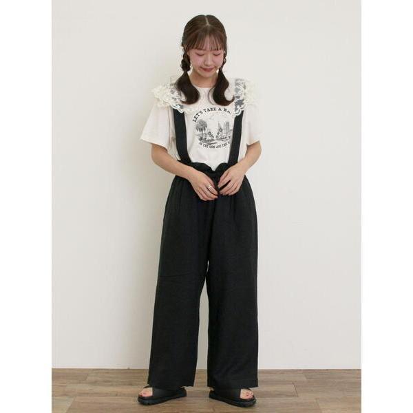 『セール実施中』ZOZO問い合わせ番号:94026850ショップ:Samansa Mos2，サマンサ モスモスブランド:Samansa Mos2，サマンサ モスモス商品名:【Cross×Linen】サス付パンツカテゴリ:パンツ>その他...