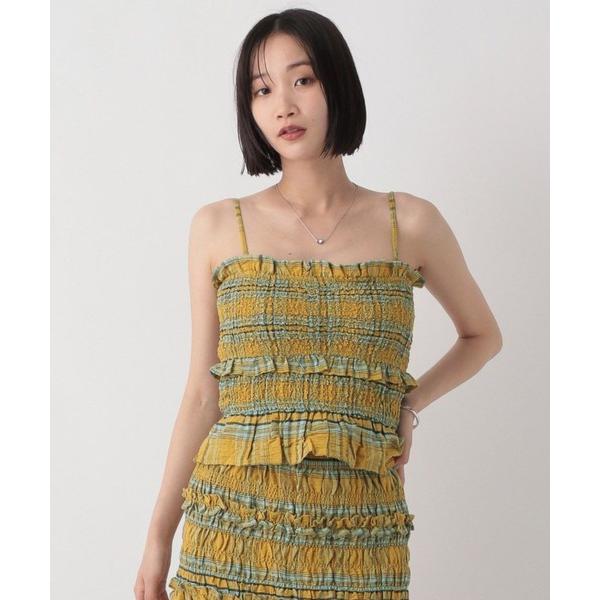 『セール実施中』ZOZO問い合わせ番号:94028043ショップ:LOWRYS FARM，ローリーズファームブランド:LOWRYS FARM，ローリーズファーム商品名:チェックシャーリングキャミ　289820カテゴリ:トップス>キャミ...