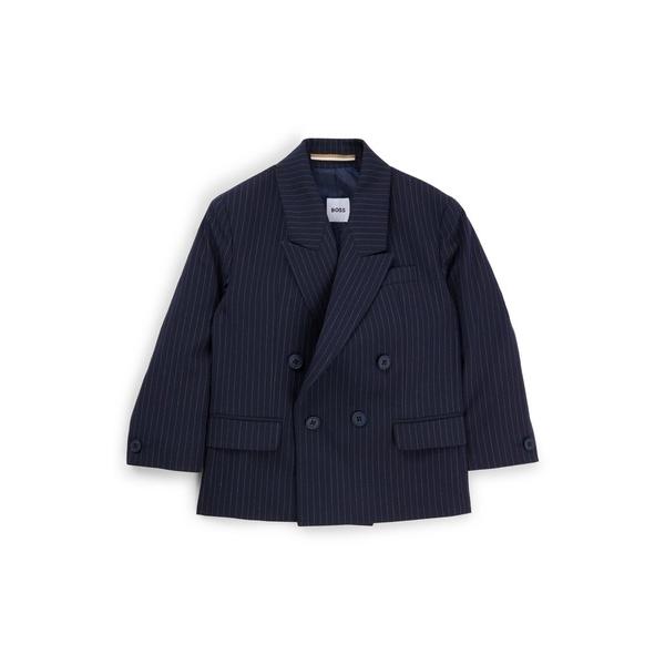 『セール実施中』ZOZO問い合わせ番号:94028824ショップ:HUGO BOSS，ヒューゴボスブランド:BOSS，ボス，HUGO BOSS，ヒューゴボス商品名:キッズ ストライプ ストレッチド ダブルブレスト スーツジャケットカテゴリ:...