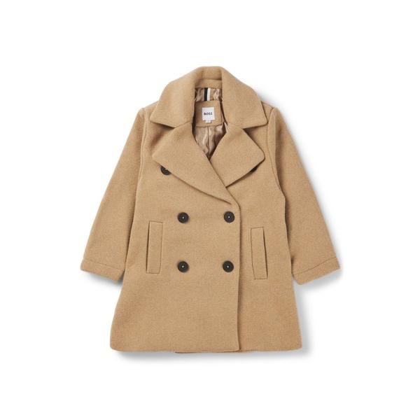 『セール実施中』ZOZO問い合わせ番号:94028843ショップ:HUGO BOSS，ヒューゴボスブランド:BOSS，ボス，HUGO BOSS，ヒューゴボス商品名:キッズ ダブルブレストコート プリントライニングカテゴリ:ジャケット/アウタ...