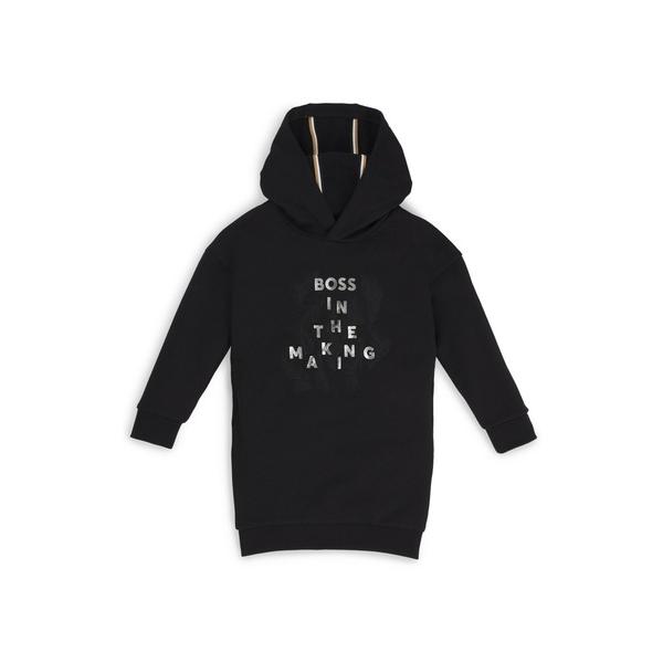 『セール実施中』ZOZO問い合わせ番号:94028847ショップ:HUGO BOSS，ヒューゴボスブランド:BOSS，ボス，HUGO BOSS，ヒューゴボス商品名:キッズ フーディドレス ストレッチコットン シグネチャープリントカテゴリ:ワ...