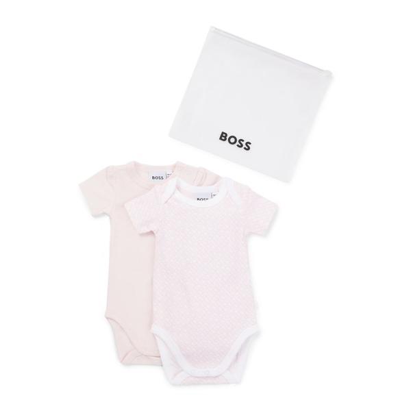 『セール実施中』※このアイテムは返品・交換対象外商品です。ZOZO問い合わせ番号:94028885ショップ:HUGO BOSS，ヒューゴボスブランド:BOSS，ボス，HUGO BOSS，ヒューゴボス商品名:ベビー ボディスーツ2枚セット ス...