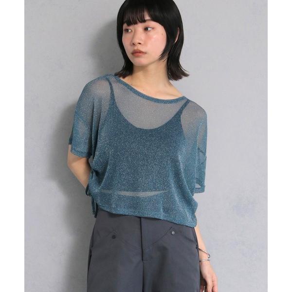 『セール実施中』ZOZO問い合わせ番号:94029211ショップ:unit lab，ユニットラボブランド:cheriella，シェリエラ商品名:【cheriella】ソフトラメ サイドストリングデザインシアートップス SOFT LAME S...