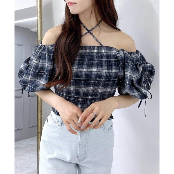 『タイムセール実施中』ZOZO問い合わせ番号:94029992ショップ:INGNI，イングブランド:INGNI，イング商品名:シャーリングオフショルブラウスカテゴリ:トップス>シャツ/ブラウスブランド品番:1999-200067素材:...