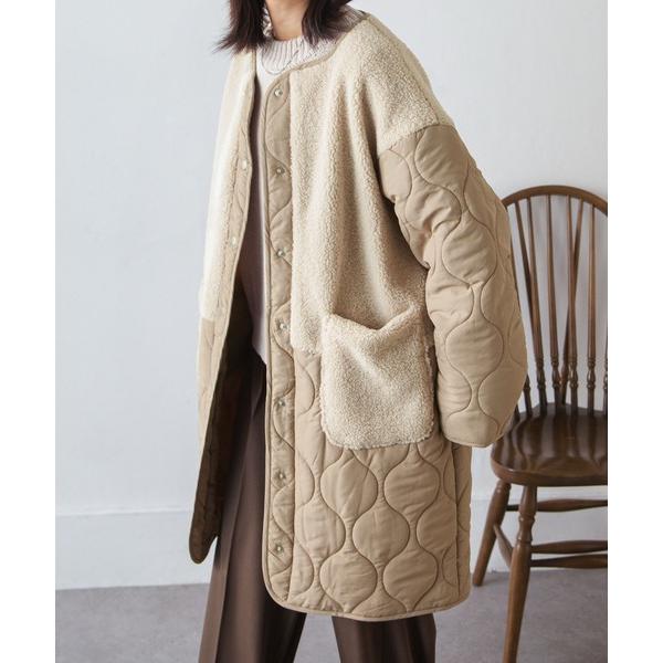 『セール実施中』参考価格：6，996円発売時期：2022年10月コンディション：C（やや使用感あり）使用感があり、やや気になる傷や汚れがあるアイテムすそ周り・袖口：汚れ参考商品名：ノーカラーボア×ひょうたんキルトコート参考品番：d62gw-...