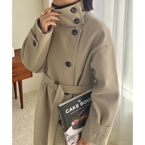 『セール実施中』参考価格：9，350円発売時期：2022年10月コンディション：C（やや使用感あり）使用感があり、やや気になる傷や汚れがあるアイテム全体的：毛玉付属品：ベルト参考商品名：ニットモッサスタンドカラーロングコート参考品番：528...