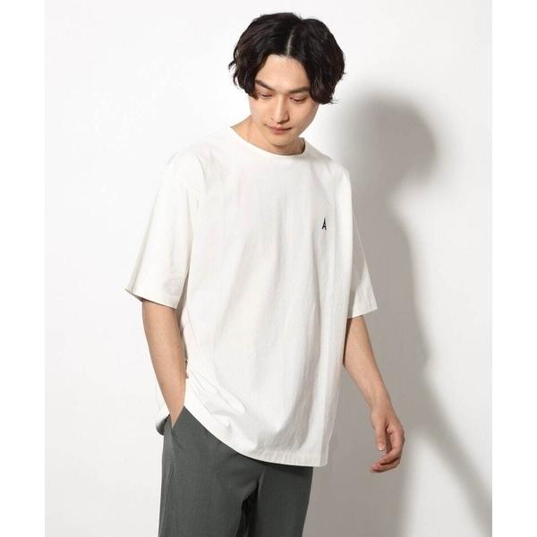 『セール実施中』ZOZO問い合わせ番号:94061138ショップ:a.v.v，アー・ヴェ・ヴェブランド:a.v.v，アーヴェヴェ商品名:【接触冷感】エッフェル塔刺繍ボートネックTシャツカテゴリ:トップス>Tシャツ/カットソーブランド品...