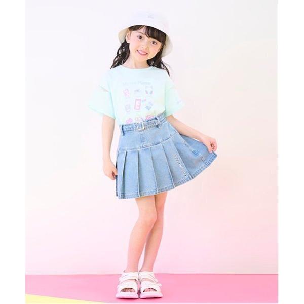 『セール実施中』ZOZO問い合わせ番号:94061354ショップ:NARUMIYA ONLINE，ナルミヤ オンラインブランド:mezzo piano，メゾピアノ商品名:ベルトつきプリーツスカート　インナーパンツセットカテゴリ:スカート&g...