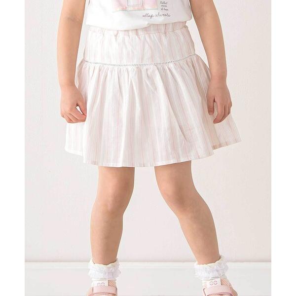 『タイムセール実施中』ZOZO問い合わせ番号:94061396ショップ:BEBE ONLINE STORE，ベベ オンラインストアブランド:SLAP SLIP，スラップスリップ商品名:【お揃い】はしごレースマルチストライプスカパン(90~1...