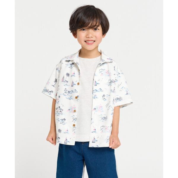 『タイムセール実施中』ZOZO問い合わせ番号:94062310ショップ:COMME CA ISM，コムサイズムブランド:COMME CA ISM，コムサイズム商品名:マリンアロハ柄 アロハシャツカテゴリ:トップス>シャツ/ブラウスブラ...