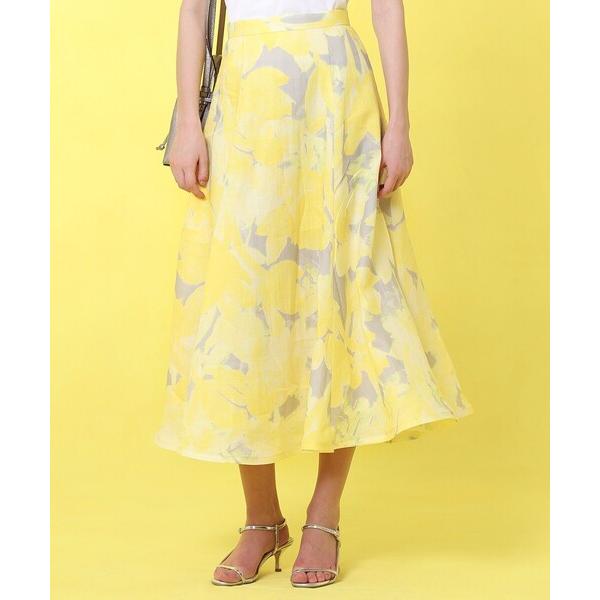 『セール実施中』ZOZO問い合わせ番号:94062464ショップ:ANAYI，アナイブランド:ANAYI，アナイ商品名:transparent プリント リネンスカートカテゴリ:スカート>スカートブランド品番:10252711030素...