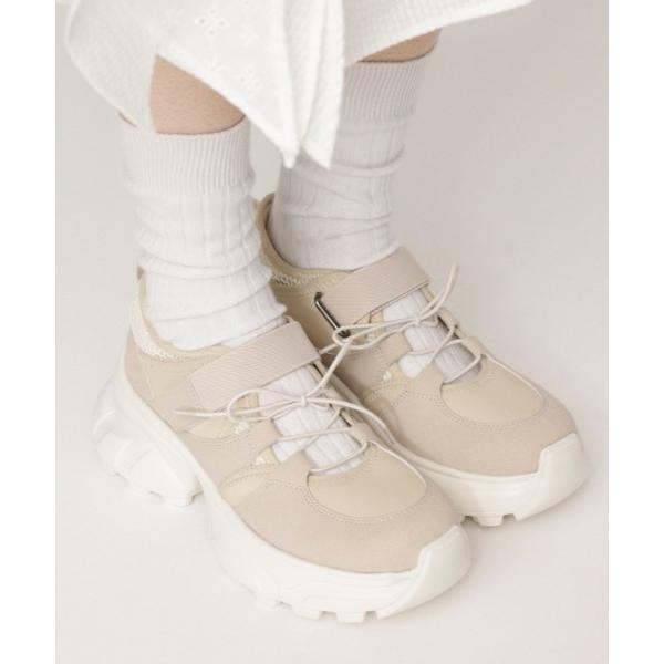 『タイムセール実施中』ZOZO問い合わせ番号:94062641ショップ:SLY，スライブランド:SLY，スライ商品名:OPEN LACE UP SNEAKER オープン レースアップ スニーカーカテゴリ:シューズ>スニーカーブランド品...