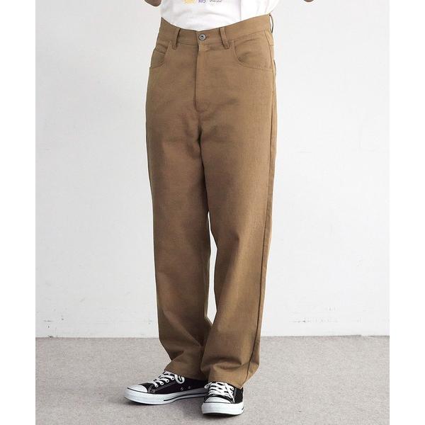『セール実施中』ZOZO問い合わせ番号:94062668ショップ:MEN'S BIGI，メンズビギブランド:RATTLE TRAP，ラトルトラップ商品名:20/10ツイル5ポケットルーズストレートパンツカテゴリ:パンツ>チノパンツブラ...