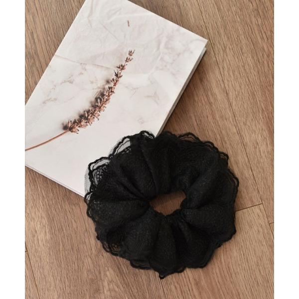 ZOZO問い合わせ番号:94063004ショップ:VIBGYOR，ヴィブジョーブランド:VIBGYOR Women，ヴィブジョー　ウィメン商品名:【urge select】総レース オーガンジー ボリュームシュシュカテゴリ:ヘアアクセサリー...