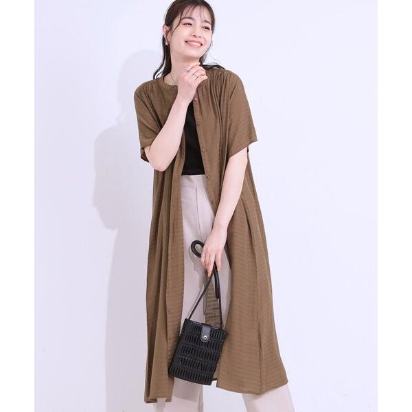 『タイムセール実施中』ZOZO問い合わせ番号:94063119ショップ:SHOO・LA・RUE，シューラルーブランド:SHOO・LA・RUE，シューラルー商品名:さらさら ドビーギャザー シャツワンピースカテゴリ:ワンピース/ドレス>...