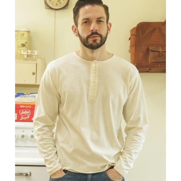 ZOZO問い合わせ番号:94063548ショップ:MR.OLIVE，ミスターオリーブブランド:MR.OLIVE，ミスターオリーブ商品名:88/12 VINTAGE MATERIAL / 10-BUTTON HENLEY NECK SHIRT...