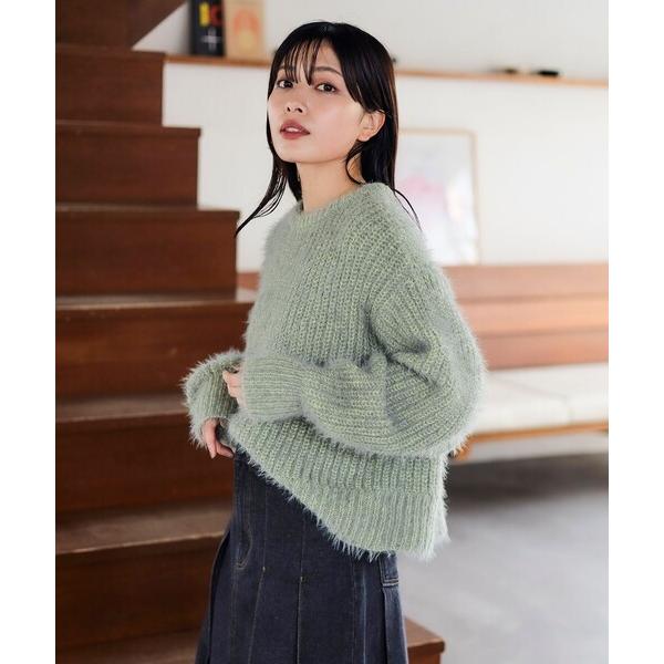 『セール実施中』ZOZO問い合わせ番号:94095902ショップ:BEAMS HEART，ビームスハートブランド:BEAMS HEART，ビームスハート商品名:配色 シャギー ニットカテゴリ:トップス>ニット/セーターブランド品番:4...