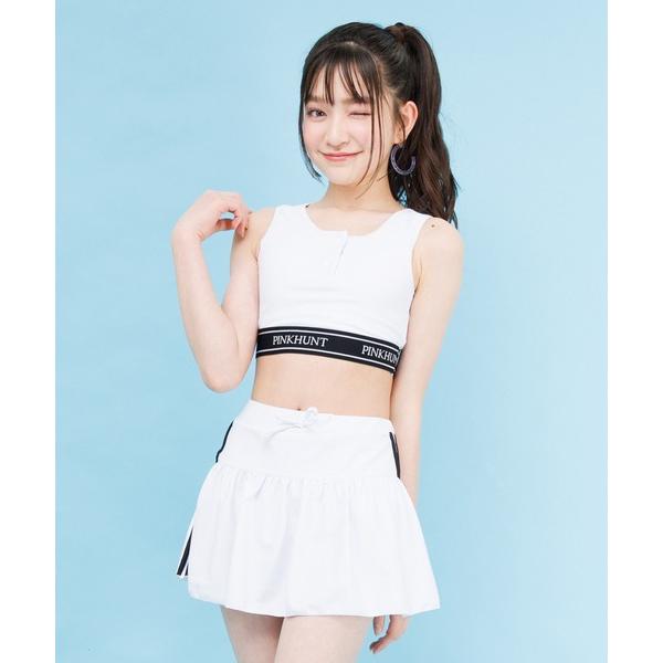 『タイムセール実施中』※このアイテムは返品・交換対象外商品です。ZOZO問い合わせ番号:94096576ショップ:BABYDOLL，ベビードールブランド:PINKHUNT，ピンクハント商品名:PINKHUNT ピンクハント 裾ロゴクロップド...