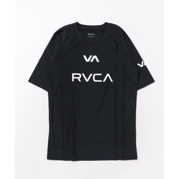 『タイムセール実施中』ZOZO問い合わせ番号:94097386ショップ:BOARDRIDERS，ボードライダーズブランド:RVCA，ルーカ商品名:RVCA メンズ 「VA SPORT」 VA RVCA RASH SS ラッシュガード 「20...