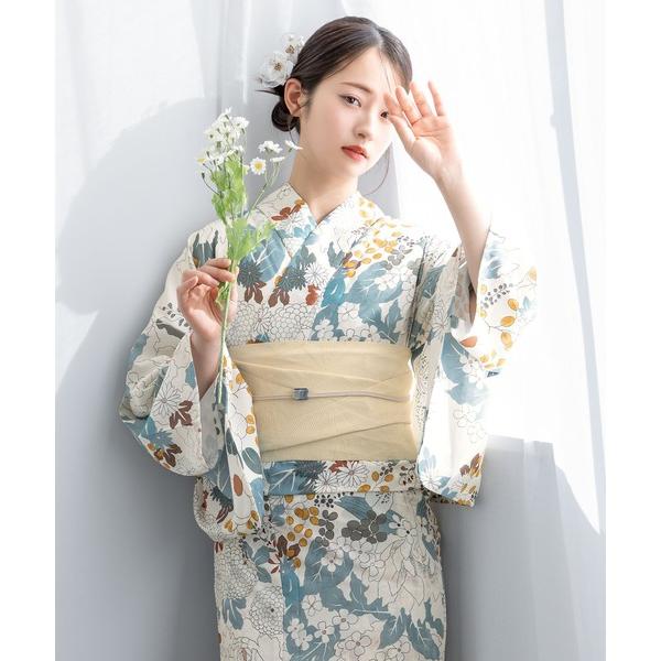 ZOZO問い合わせ番号:94097393ショップ:SOUBIEN，ソウビエンブランド:SOUBIEN，ソウビエン商品名:【floro by SOUBIEN】浴衣2点セット （浴衣＋半幅帯)カテゴリ:水着/着物・浴衣>浴衣ブランド品番:...