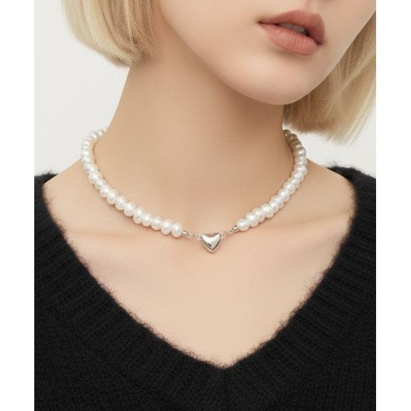 ZOZO問い合わせ番号:94097420ショップ:HIKA，ヒカブランド:rae，レイ商品名:【rae】ハートモチーフマグネットパールネックレスカテゴリ:アクセサリー>ネックレスブランド品番:rae-190カラー:ホワイトサイズ:FR...
