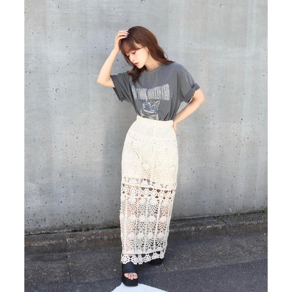 ZOZO問い合わせ番号:94097436ショップ:INTERPLANET/actuel，インタープラネット/アクチュエルブランド:CECIL McBEE，セシルマクビー商品名:かぎ針編みスカートカテゴリ:スカート>スカートブランド品番...