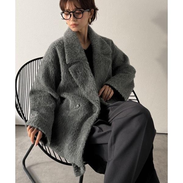 『タイムセール実施中』ZOZO問い合わせ番号:94097467ショップ:Classical Elf，クラシカルエルフブランド:classicalelf，クラシカルエルフ商品名:ふわり纏うだけで上品見え。2wayシャギーダブルビックカラージャ...