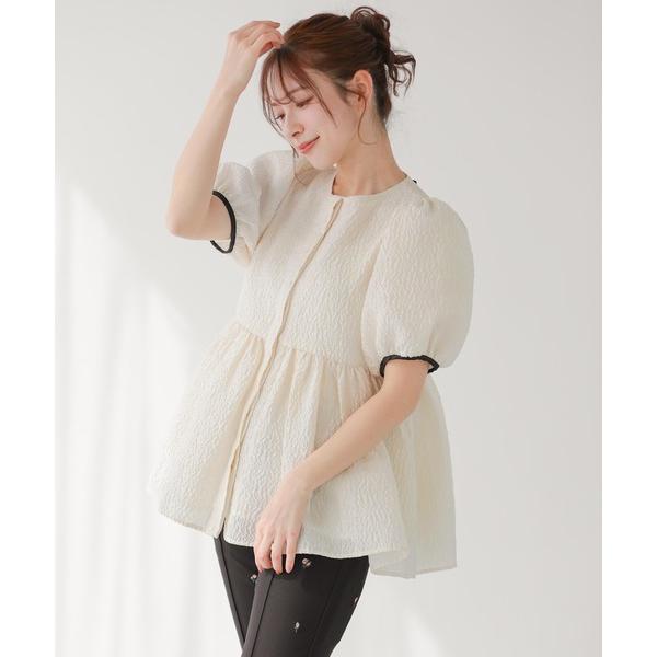 ZOZO問い合わせ番号:94098317ショップ:Fit more，フィットモアブランド:Fit more，フィットモア商品名:バックリボンジャガードペプラムトップスカテゴリ:トップス>その他トップスブランド品番:f2t5202-38...