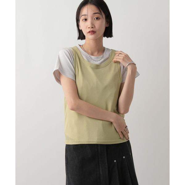 『セール実施中』ZOZO問い合わせ番号:94098434ショップ:LOWRYS FARM，ローリーズファームブランド:LOWRYS FARM，ローリーズファーム商品名:タンクレイヤードＳＥＴＴシャツ　323074カテゴリ:トップス>T...