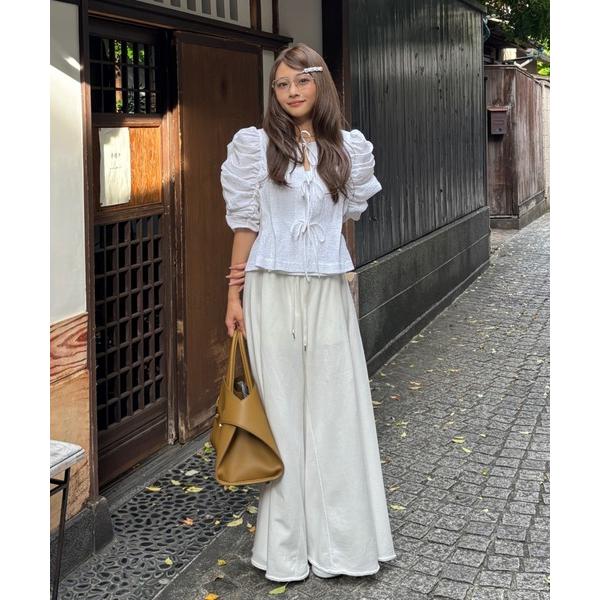 『セール実施中』ZOZO問い合わせ番号:94104526ショップ:styling/，スタイリングブランド:styling/，スタイリング商品名:【販路限定カラーあり】カットオフスウェットワイドパンツカテゴリ:パンツ>スウェットパンツブ...