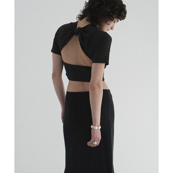 『セール実施中』ZOZO問い合わせ番号:94131599ショップ:CLANE，クラネブランド:CLANE，クラネ商品名:BACK OPEN RIBBON TOPSカテゴリ:トップス>Tシャツ/カットソーブランド品番:18105-135...