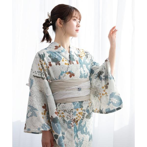 『タイムセール実施中』ZOZO問い合わせ番号:94131878ショップ:SOUBIEN，ソウビエンブランド:SOUBIEN，ソウビエン商品名:【floro by SOUBIEN】浴衣2点セット （浴衣＋兵児帯)カテゴリ:水着/着物・浴衣&g...