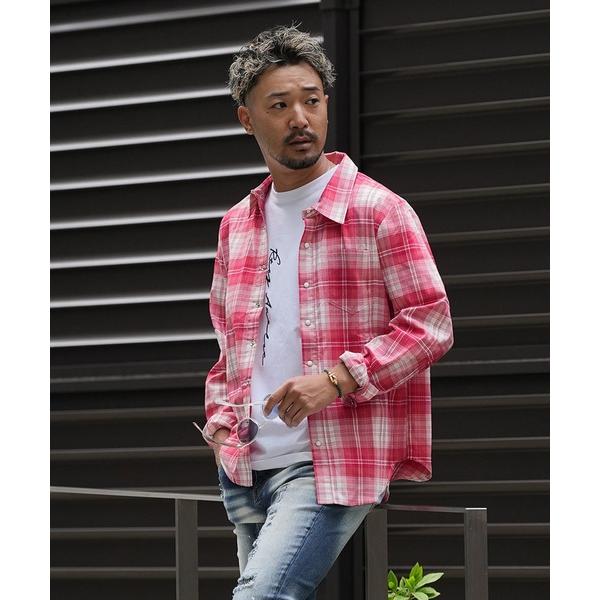 ZOZO問い合わせ番号:94132293ショップ:adamsJUGGLER，アダムスジャグラーブランド:adamsJUGGLER，アダムスジャグラー商品名:RTEGタイディーチェックロングシャツカテゴリ:トップス>シャツ/ブラウスブラ...