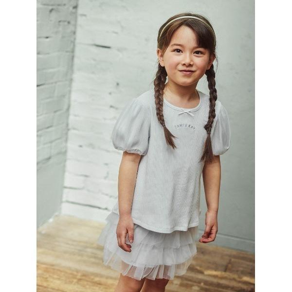 『セール実施中』ZOZO問い合わせ番号:94133216ショップ:JAMIE KAY，ジェイミーケイブランド:JAMIE KAY，ジェイミーケイ商品名:チュールパフスリーブTシャツカテゴリ:トップス>Tシャツ/カットソーブランド品番:...