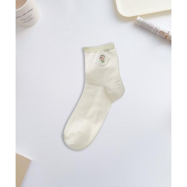 『セール実施中』※このアイテムは返品・交換対象外商品です。ZOZO問い合わせ番号:94134405ショップ:aimoha，アイモハブランド:mosox，モソックス商品名:【MOSOX】フラワー＆ボーダーデザインソックスカテゴリ:レッグウェア...