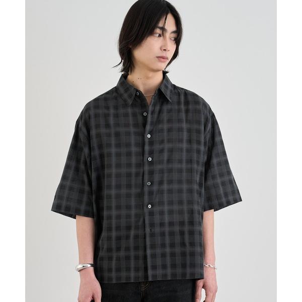 ZOZO問い合わせ番号:94195877ショップ:SINSS，シンスブランド:SINSS，シンス商品名:Ombre check HS Shirt / オンブレチェックシャツ（半袖）カテゴリ:トップス>シャツ/ブラウスブランド品番:SI...