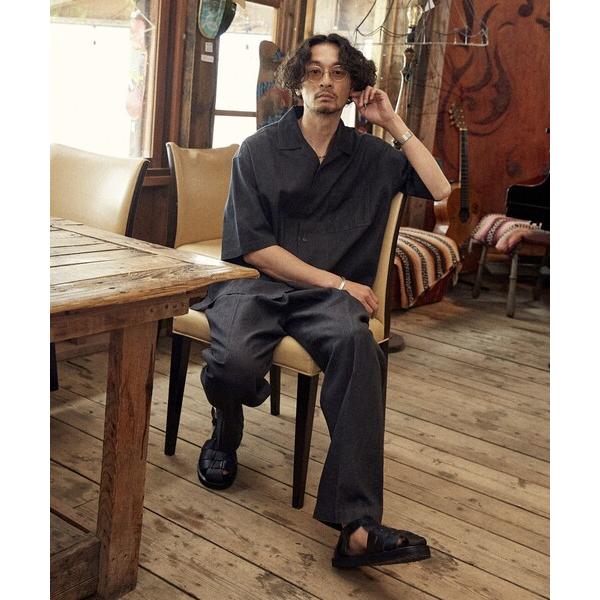 『セール実施中』ZOZO問い合わせ番号:94196216ショップ:FREAK'S STORE，フリークスストアブランド:FREAK'S STORE，フリークスストア商品名:LINEN COTTON EASY SLACKS/リネン コットン ...