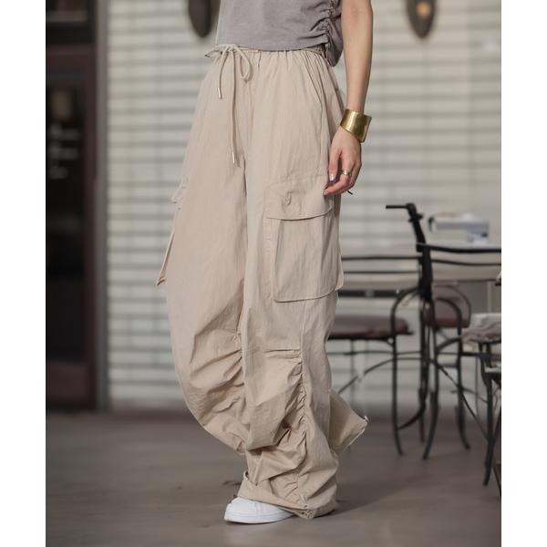 『タイムセール実施中』ZOZO問い合わせ番号:94226752ショップ:Ada.，エイダブランド:VQ，ブイキュー，ADDITION STORE，アディションストア商品名:Volume-hem cargo pants / 裾クシュクシュボリ...