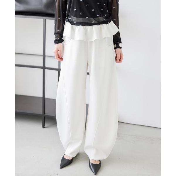 『タイムセール実施中』ZOZO問い合わせ番号:94226881ショップ:SUGAR BISKET，シュガービスケットブランド:SUGAR BISKET，シュガービスケット商品名:ウエストフリル カーブスウェットパンツカテゴリ:パンツ>...