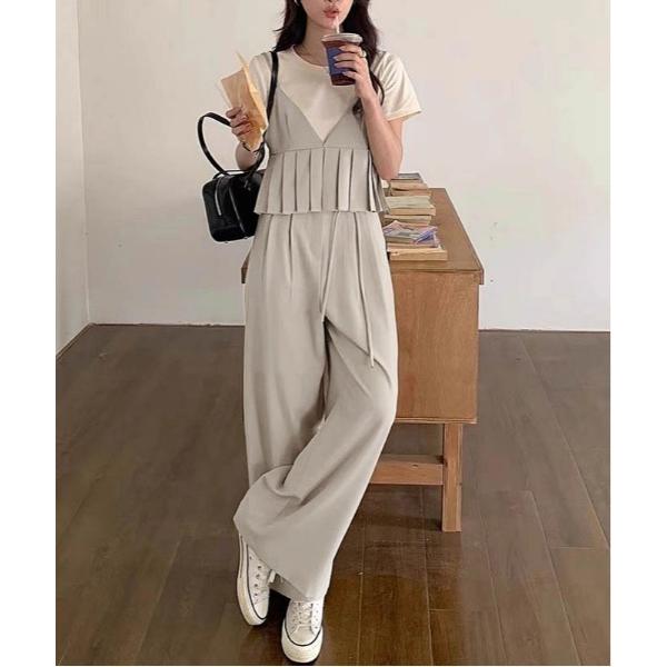 『タイムセール実施中』ZOZO問い合わせ番号:94226882ショップ:SUGAR BISKET，シュガービスケットブランド:SUGAR BISKET，シュガービスケット商品名:ビスチェ+ワイドパンツ セットアップカテゴリ:ジャケット/アウ...