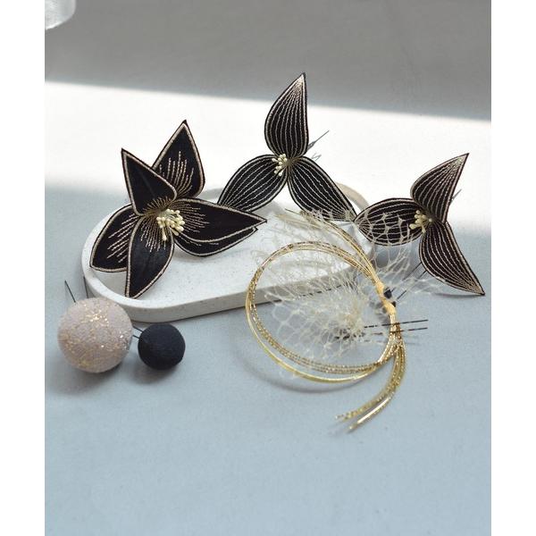 ZOZO問い合わせ番号:94226980ショップ:utatane，ウタタネブランド:utatane，ウタタネ商品名:髪飾り7点セット 百合・水引・鞠 日本製カテゴリ:水着/着物・浴衣>和装小物ブランド品番:5432628001素材:ポ...