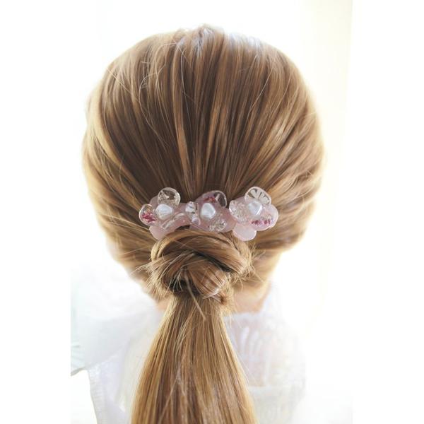 ZOZO問い合わせ番号:94227802ショップ:TONE，トーンブランド:tone，トーン商品名:【ime】パール付フラワーヘアクリップ(MA)カテゴリ:ヘアアクセサリー>バレッタ/ヘアクリップブランド品番:ime-086素材:レジ...