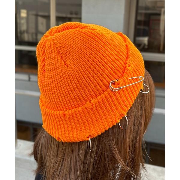 『タイムセール実施中』ZOZO問い合わせ番号:94259150ショップ:IO，イオブランド:Anthe，アンテ，IO（イオ），イオ商品名:【ANTHE】 パンク風ダメージ加工ワッチCAP / ant-000035カテゴリ:帽子>ニット...