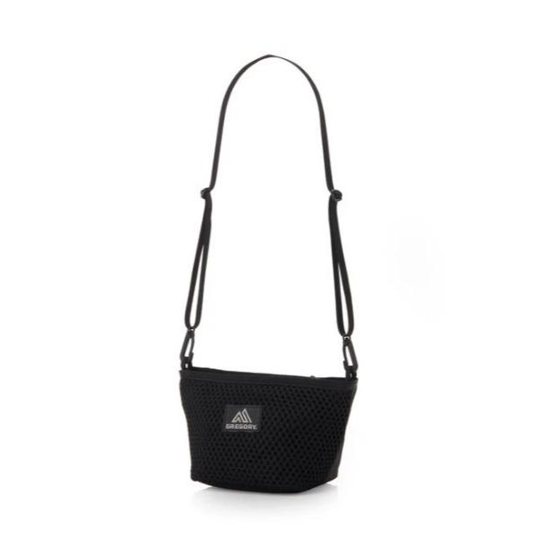 ZOZO問い合わせ番号:94260549ショップ:SAC'S BAR，サックスバーブランド:GREGORY，グレゴリー商品名:【GREGORY/グレゴリー】イージーショルダー ブラックメッシュカテゴリ:バッグ>ショルダーバッグブランド...