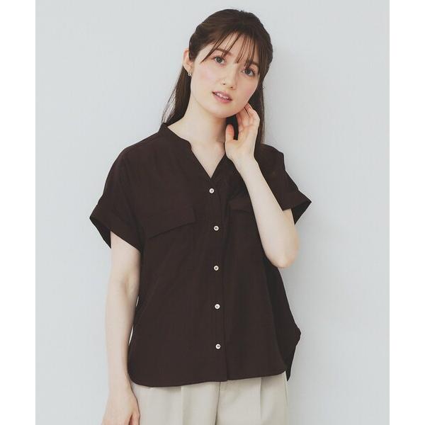 『セール実施中』ZOZO問い合わせ番号:94261130ショップ:index，インデックスブランド:index，インデックス商品名:ダブルポケットスキッパーブラウス【洗濯機洗い可/イージーアイロン】カテゴリ:トップス>シャツ/ブラウス...