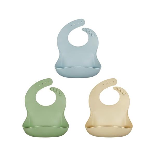 ZOZO問い合わせ番号:94261649ショップ:babybaby，ベイビーベイビーブランド:babybaby select，ベイビーベイビーセレクト商品名:【Panos/パノス】かろやかシリコンビブ3枚セットカテゴリ:ママ＆ベビー>...