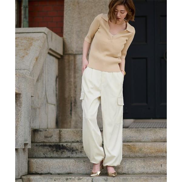 『タイムセール実施中』ZOZO問い合わせ番号:94262541ショップ:ur's，ユアーズブランド:ur's，ユアーズ商品名:ハイウエストカーゴパンツカテゴリ:パンツ>その他パンツブランド品番:BGXU1863素材:【無地】 ポリエス...