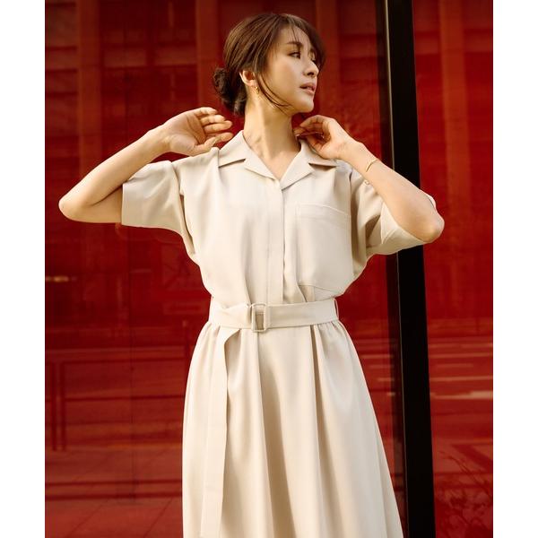 『セール実施中』ZOZO問い合わせ番号:94262854ショップ:ROPE'，ロぺブランド:ROPE'，ロペ商品名:【洗える】サファリシャツワンピースカテゴリ:ワンピース/ドレス>ワンピースブランド品番:2025-A-GGE25370...