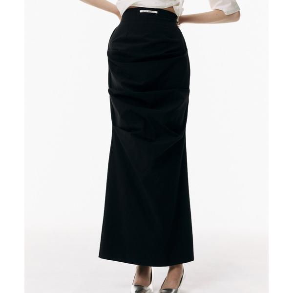 『タイムセール実施中』ZOZO問い合わせ番号:94263328ショップ:JOSE MOON，ジョゼムーンブランド:JOSE MOON，ジョゼムーン商品名:IRREGULAR TUCK TIGHT SKIRT/イレギュラータックタイトスカート...