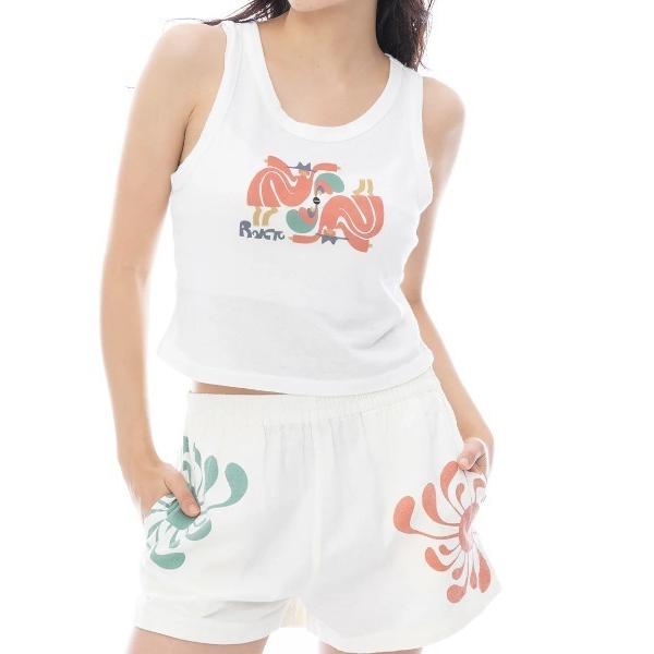 ZOZO問い合わせ番号:94281042ショップ:BY THE BAY，バイザベイブランド:RVCA，ルーカ商品名:【RVCA/ルーカ】25SS【LAURYN ALVAREZ】 LAURYN FLOW TANK/コラボタンクトップカテゴリ:...